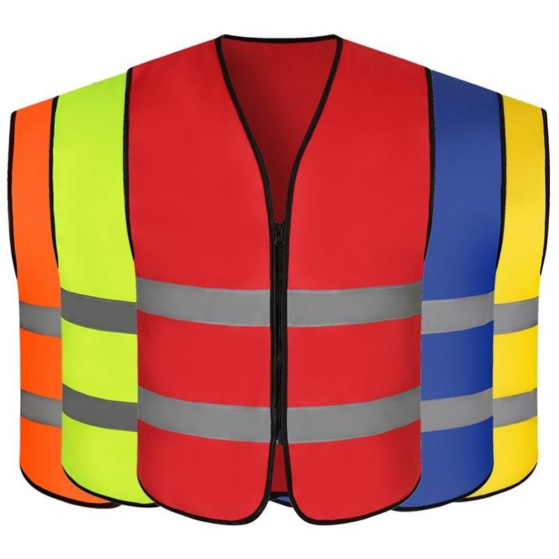 _ Ready stock * Reflective Safety Vest Construction Site Construction ...
