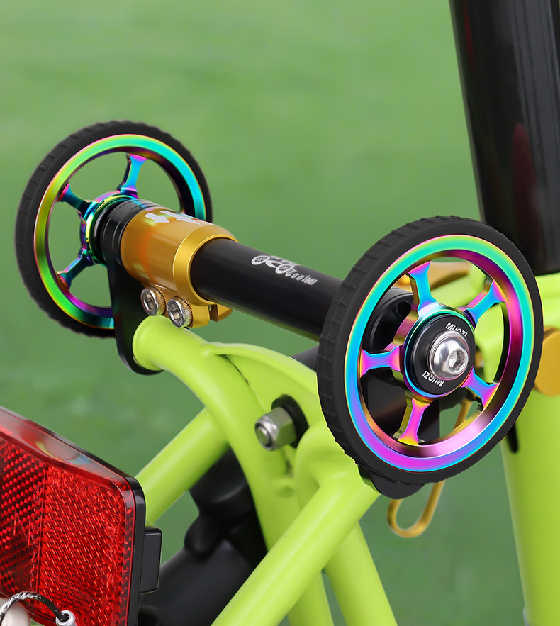 MUQZI Eazy Wheel and Extender Rod Kit Folding Bike Easy Wheel ...