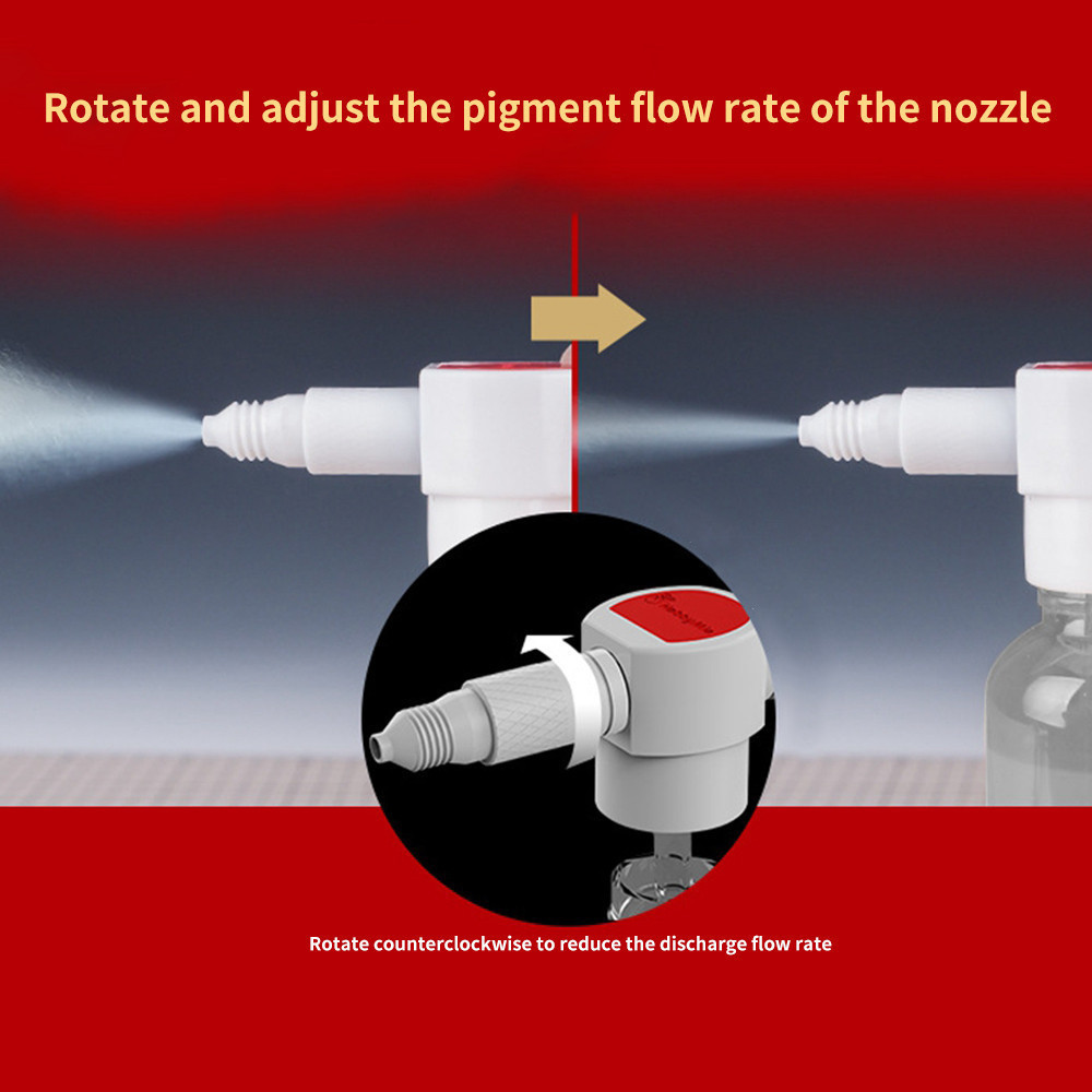 Wash Free Airbrush Kit Modular Air Brush Set Airbrush Kit Spray Gun for ...