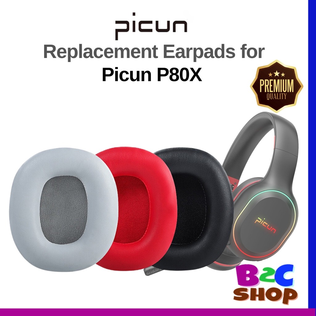 🔥𝗥𝗘𝗔𝗗𝗬 𝗦𝗧𝗢𝗖𝗞🔥 Picun P80X Compatible Replacement Ear Pads Cushion Earpad & Headband | Shopee Malaysia