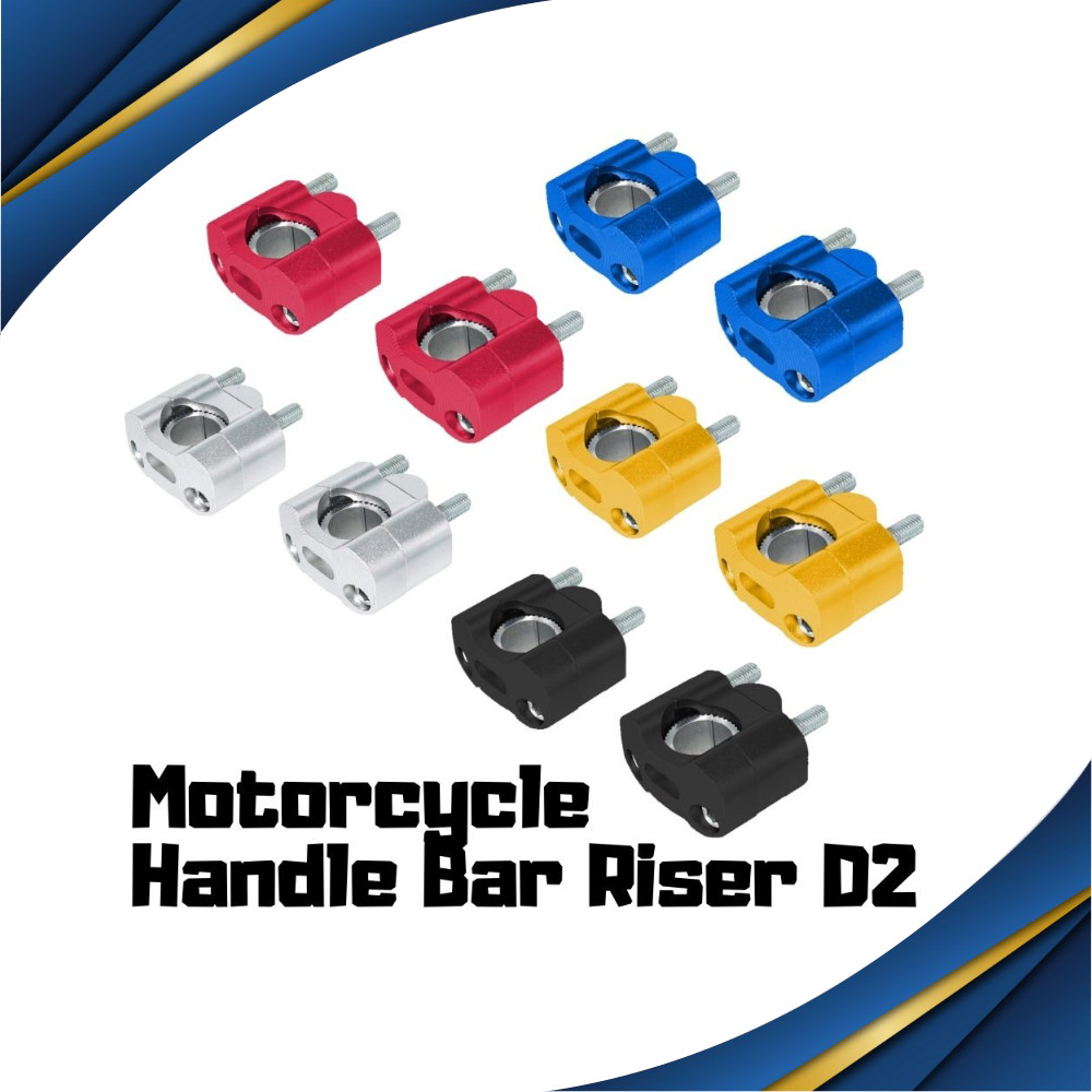 Universal 22mm 28mm Motorcycle Handle Bar Aluminum Alloy CNC Riser ...