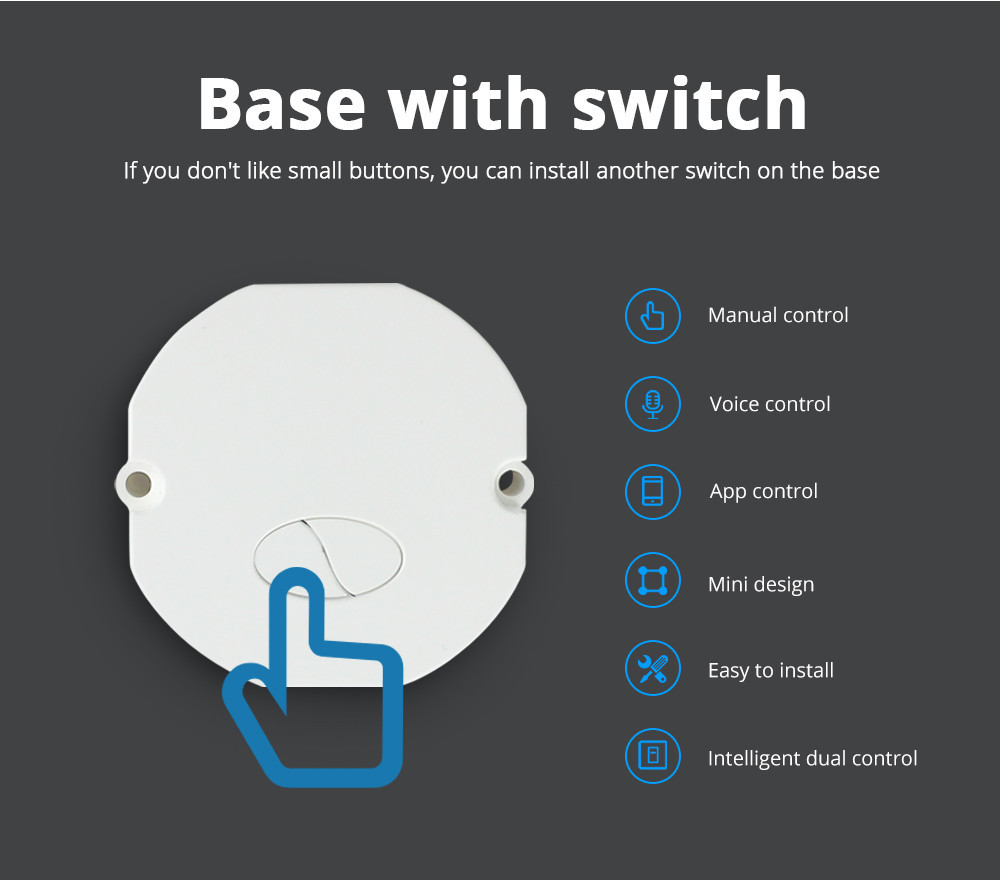 Zemismart Zigbee Neutral Switch 2 Way Light Switch/No Neutral 2gang ...
