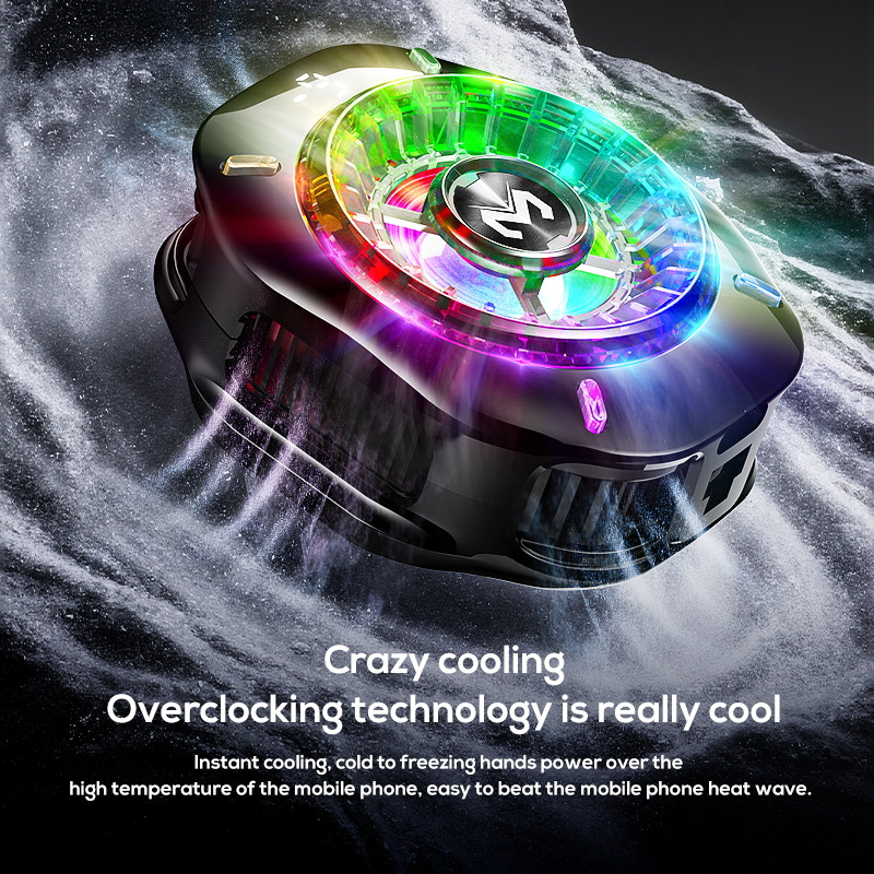 MEMO CX10 Fan Cooler Gamer Cool RGB Light with AI | Shopee Malaysia