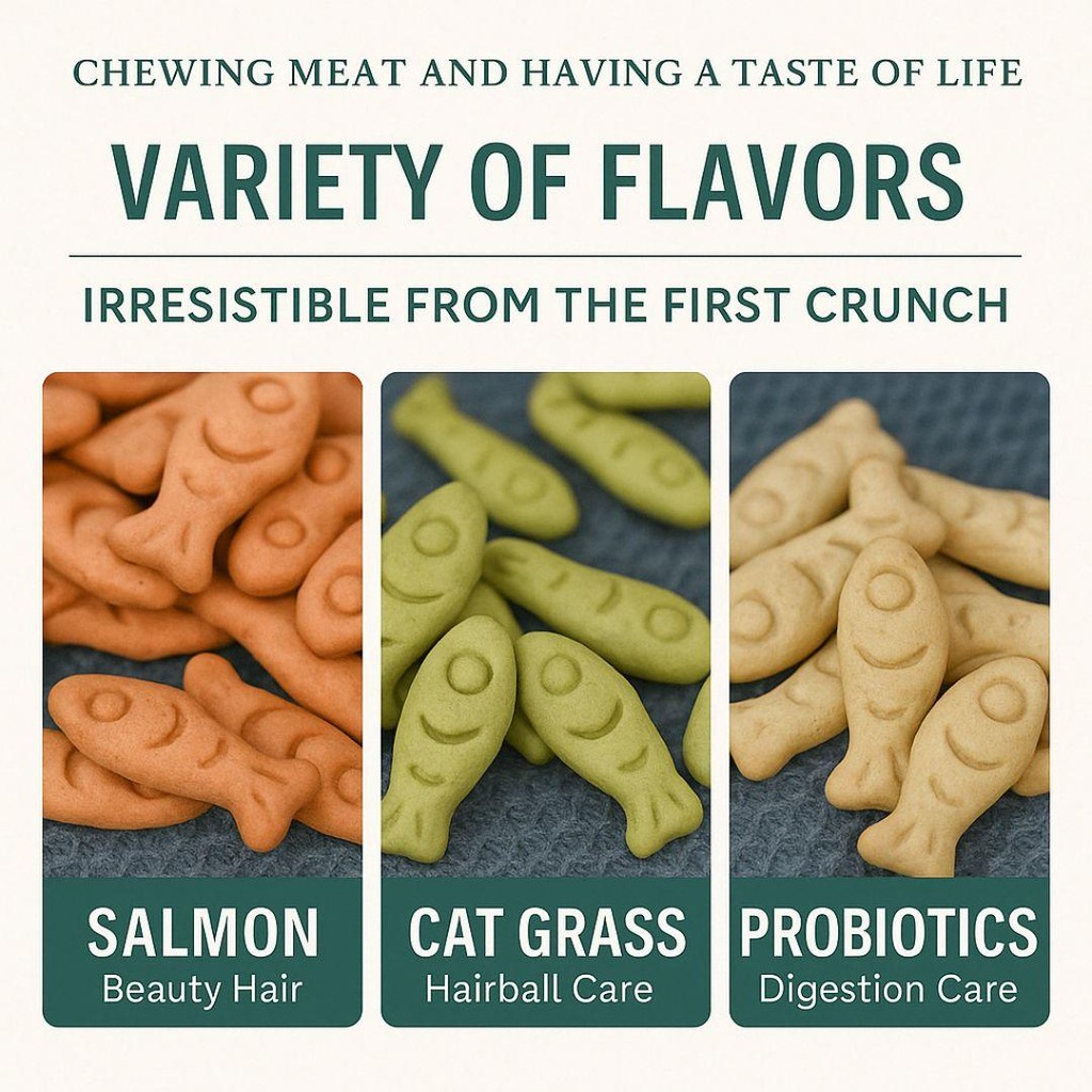 SIMBA Cat Biscuit Cat Grass Hairball Probiotic Salmon Makanan Kucing ...