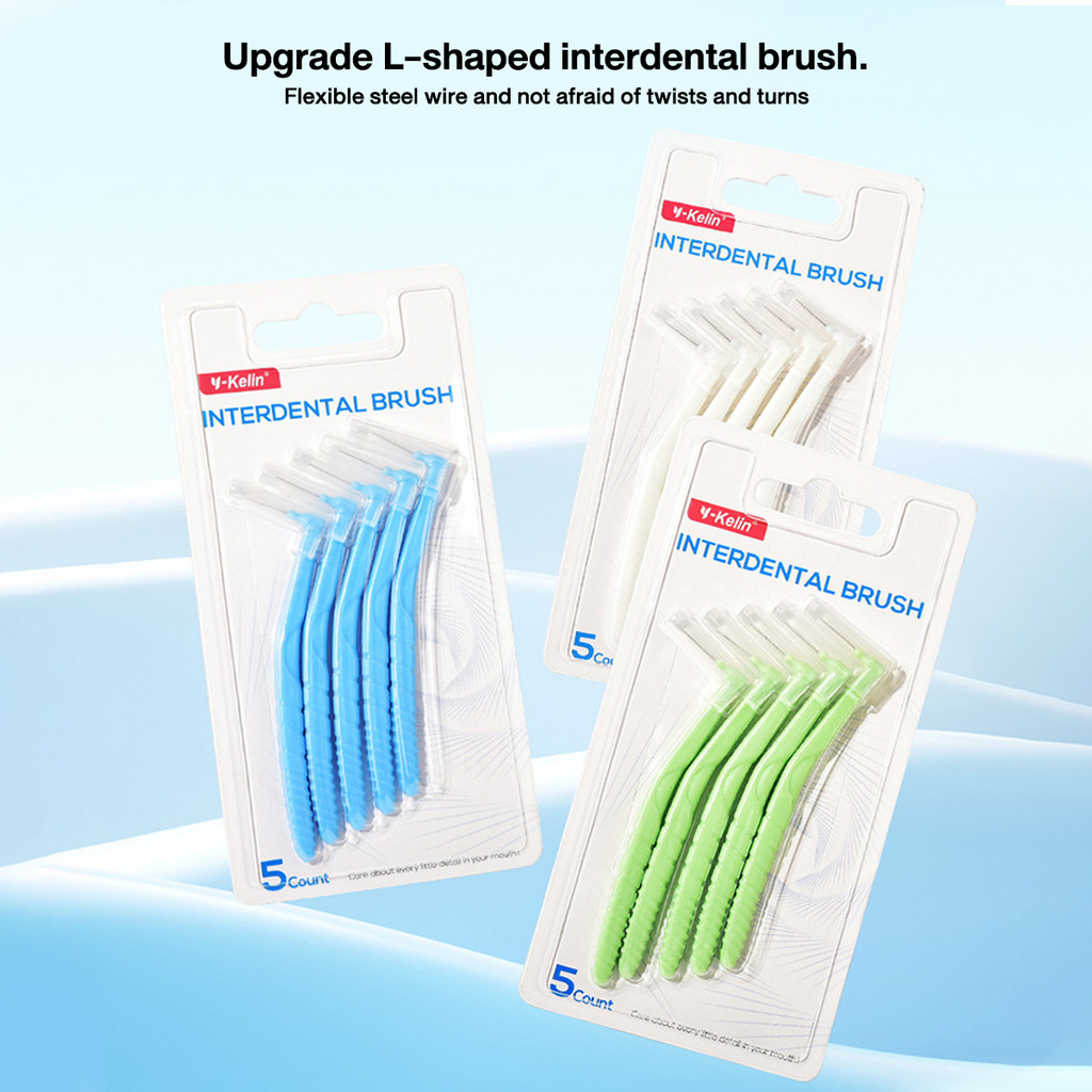 Orthodontic Interdental Brushes Ultra Fine Bristles L-shaped ...