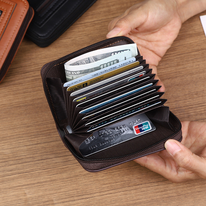 New Organ Card Bag with Multiple Card Slots, Large Capacity ID Card ...