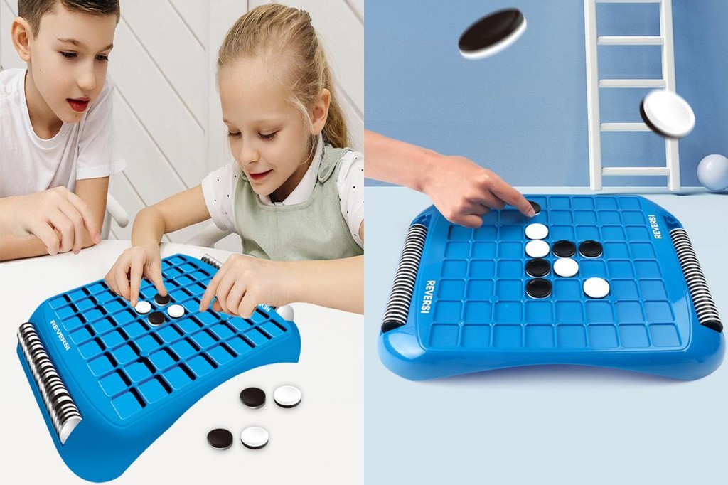 SF_ Reversi Chess Game Reversible Pieces Toy Reversi Chess Board Game ...