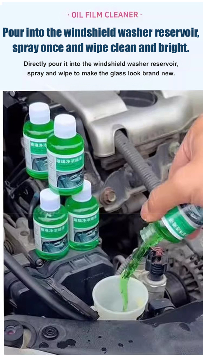 Glass Water Cleaner Concentrated Essence for Window and Wipers | Shopee ...