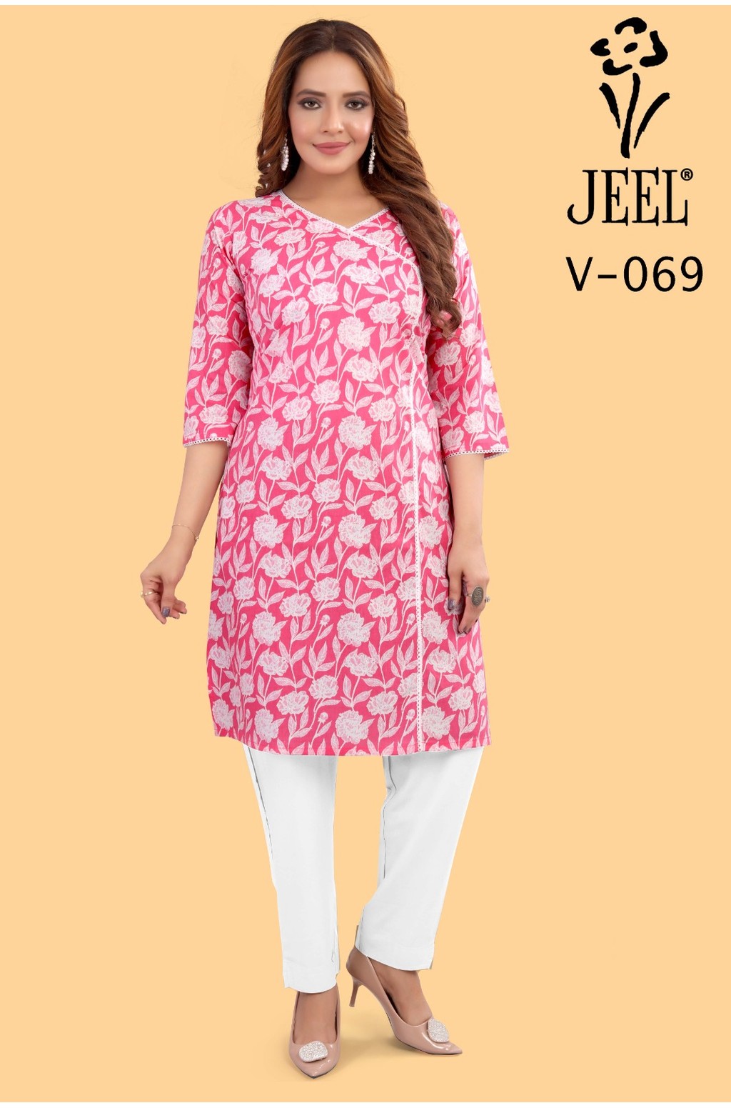 JEEL Kurti (Varnika) for Casual and Office Wear Tops Only V Series ...