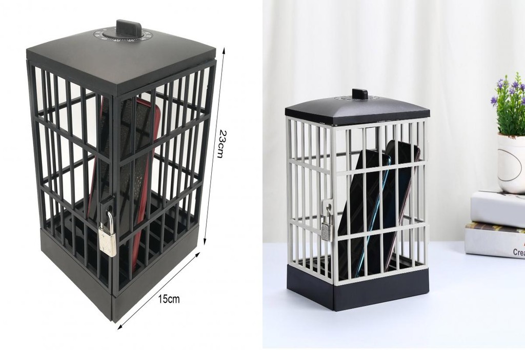 [New] Screen Time Management Cell Phone Jail Lock Box Mobile Phone ...