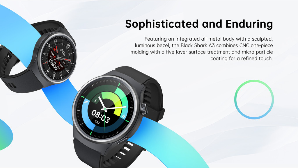 [ New Arrival ] Black Shark Watch A3 Smartwatch | Bluetooth ENC | 3 ATM ...