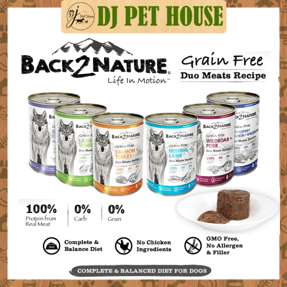 Back2Nature Dog Can Food 395g / Dog Wet Food / Makanan Tin Anjing / 狗罐头 ...