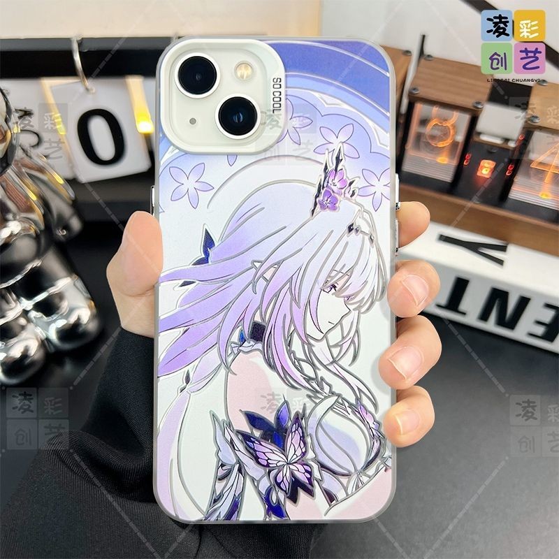 LCC Honkai Star Rail Castorice IMD Silver-Colored Process Phone Case ...