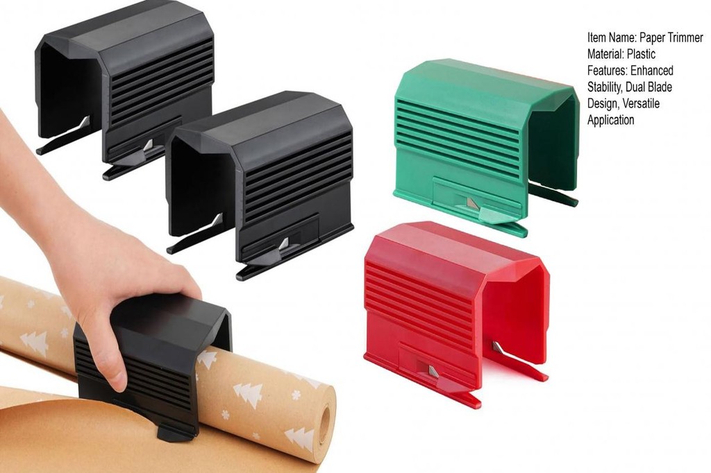 OR_ Gift Wrapping Paper Roll Cutter Paper Trimmer Christmas Wrapping ...