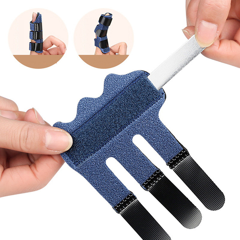 1pcs Pain Relief Trigger Finger Fixing Splint Brace Adjustable Sprain ...