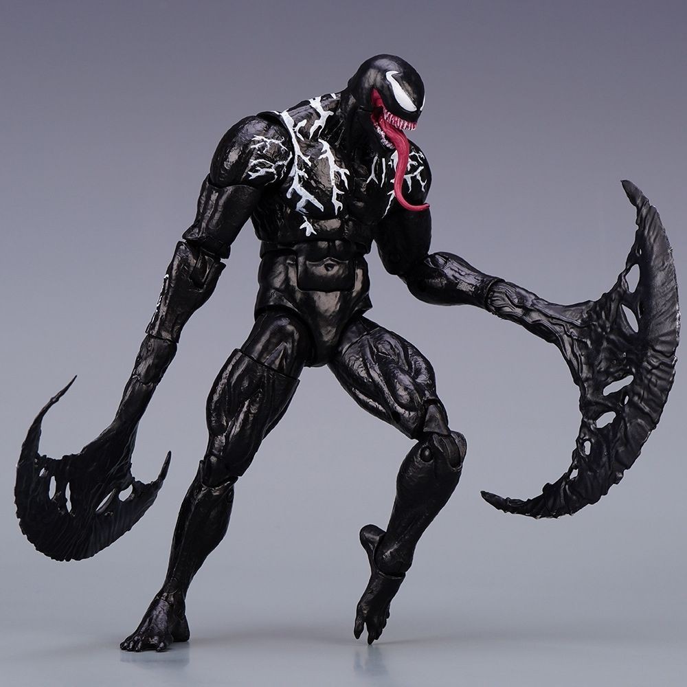 SHF Marvel The Amazing Spider-Man Venom 7-inch Joint Mobility Figurine ...