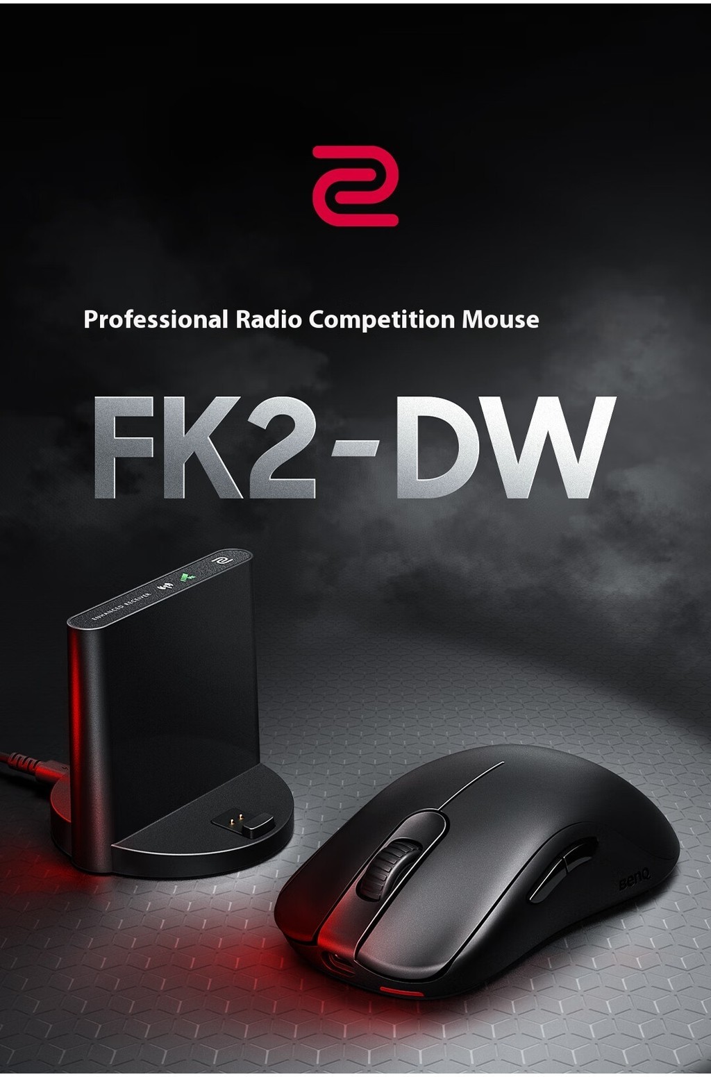 ZOWIE GEAR FK2-DW Wireless Gaming Mouse 2.4G Wireless PAW3950 8K Dongle ...