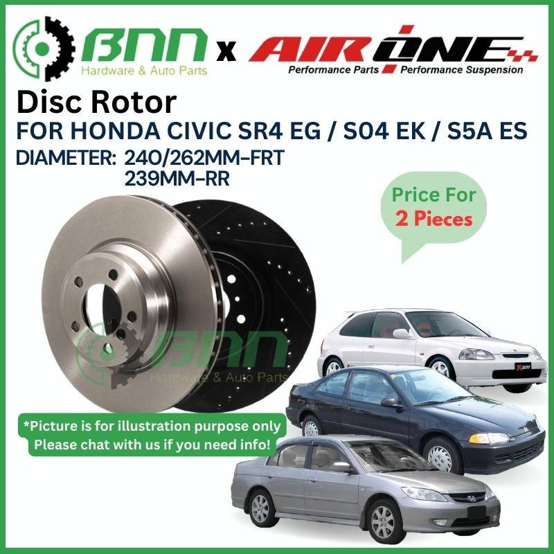 [BNN] AIRONE Honda Civic SR4 EG SO4 S04 EK S5A ES Front/Rear OE Sport ...