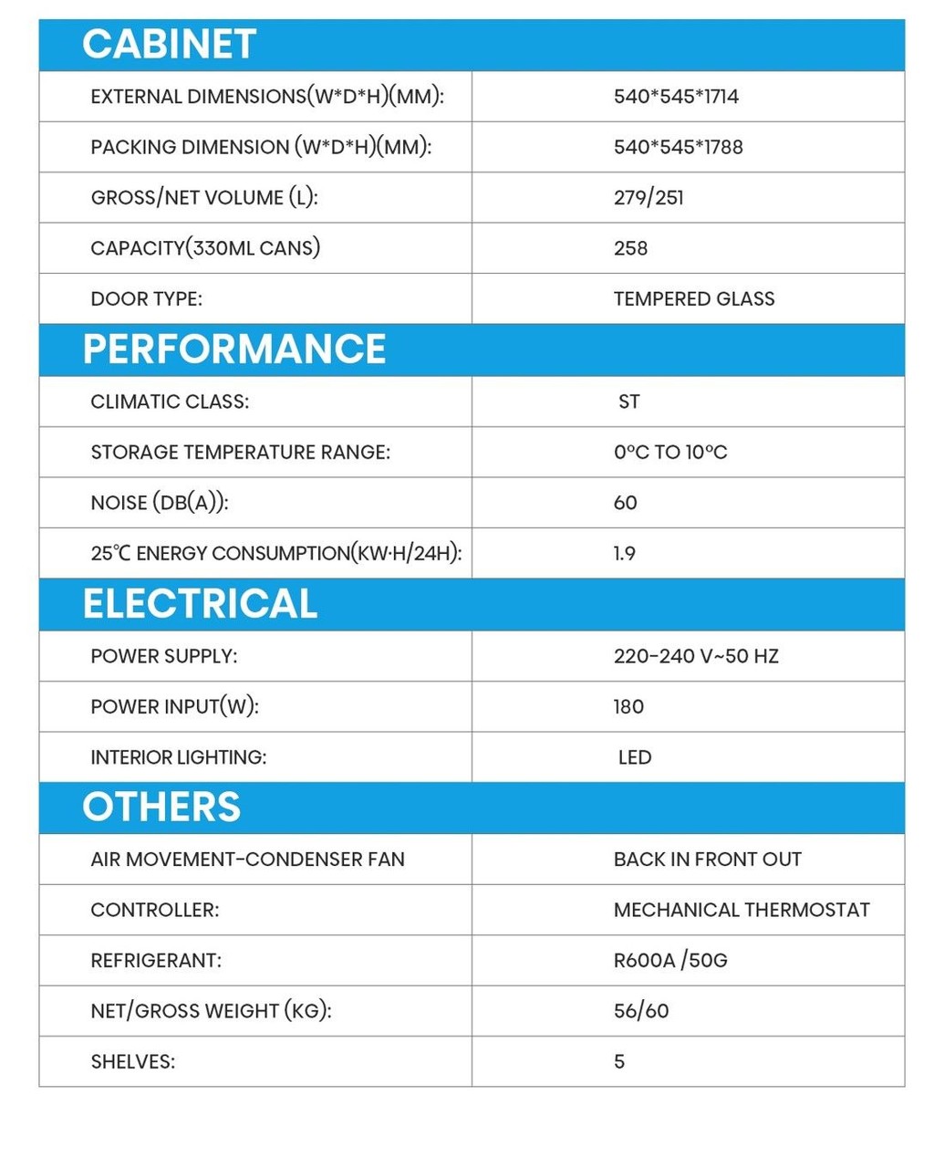 HISENSE 🥫 HSC-271FLB 251L Chiller Minuman Komersial Auto Defrost ...