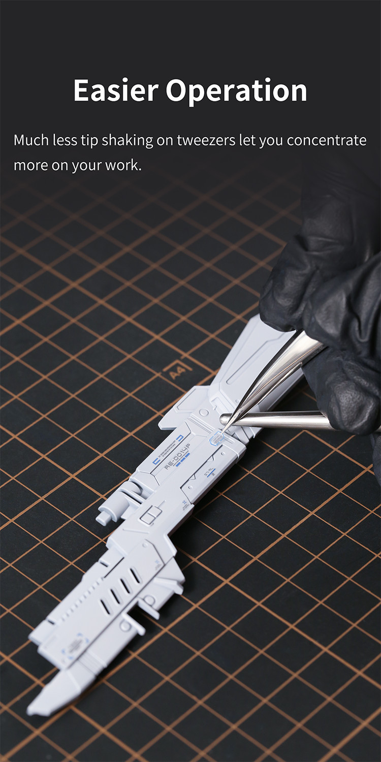 DSPIAE AT-HS Precision Hand Stabilizer Aid Model Tool Aluminium Alloy Anti-shake Polished For ...