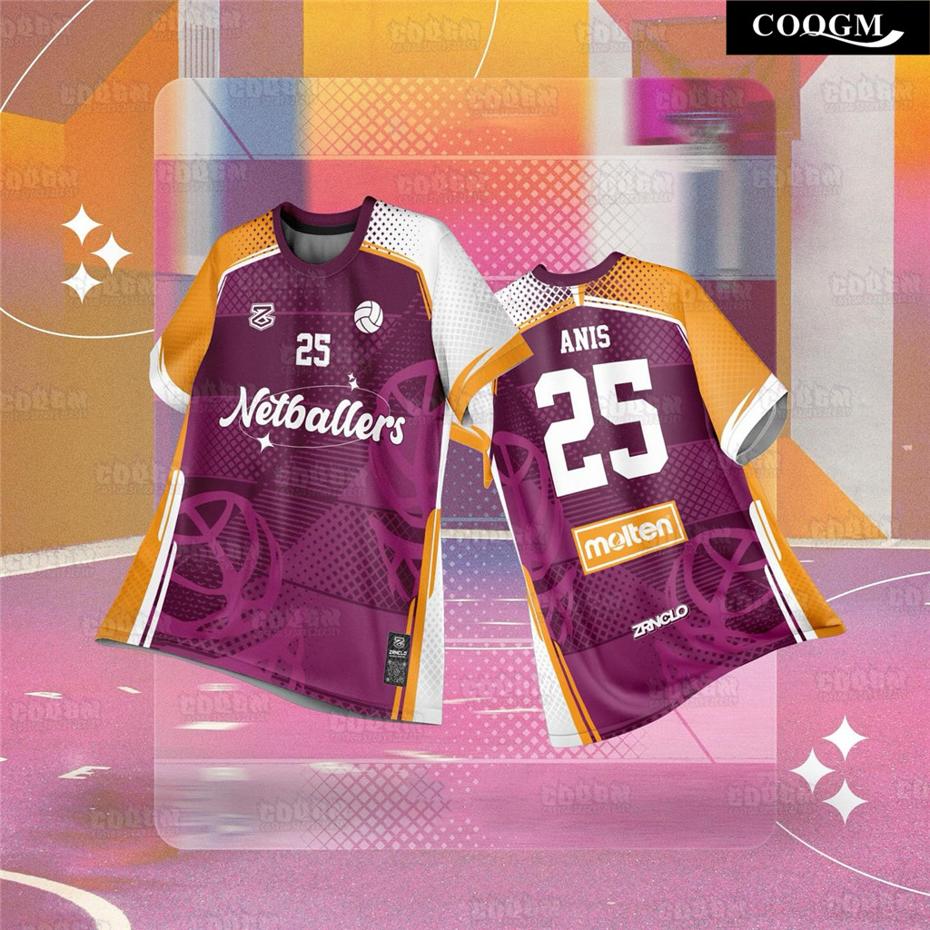 【Free custom name and number】Popular Fully sublimated Netball and ...