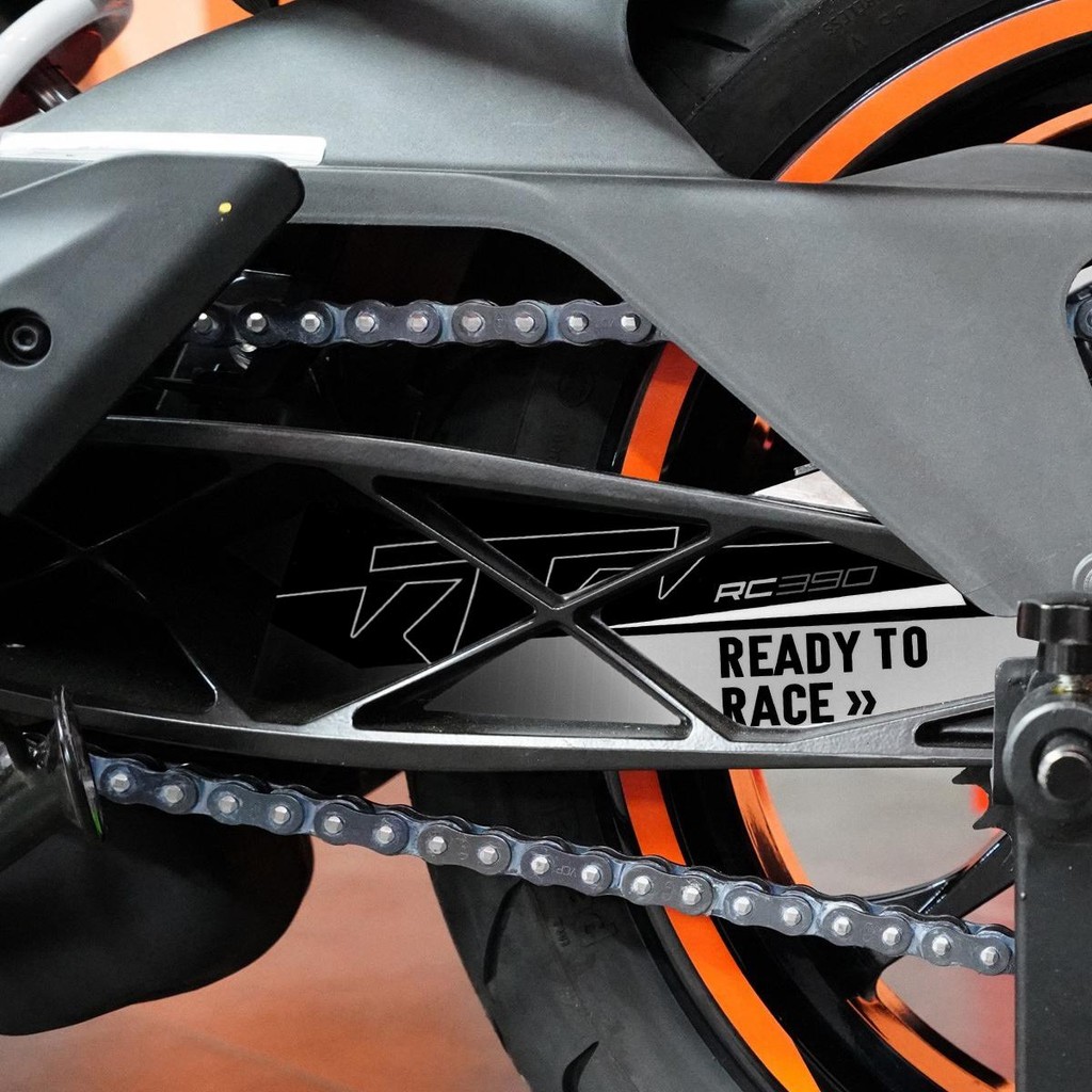 For KTM RC390 Custom Swingarm Decals - Reflective Vinyl Sticker Kit for ...