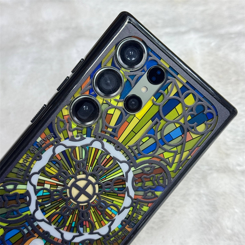 Aesthetic Luxury Mechanical Circuit Board Casing for Samsung Galaxy S25 ...