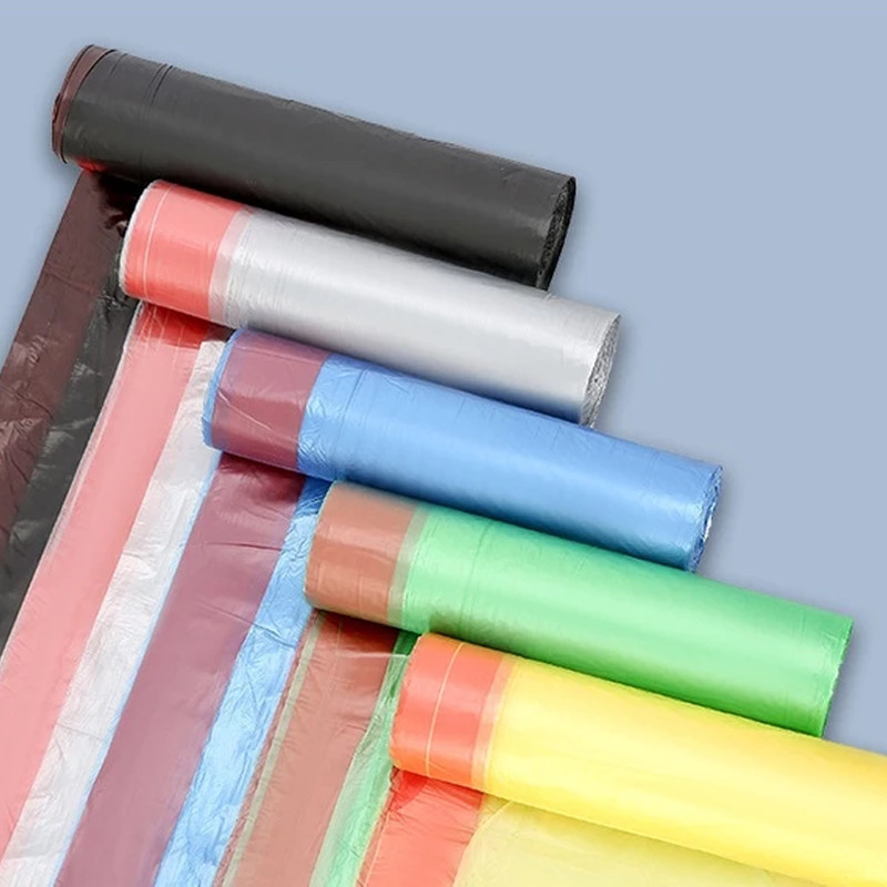 𝗤𝗨𝗜𝗖𝗞 𝗧𝗜𝗘 》10/20/30/40/50 Roll Drawstring Garbage Bag Disposable ...