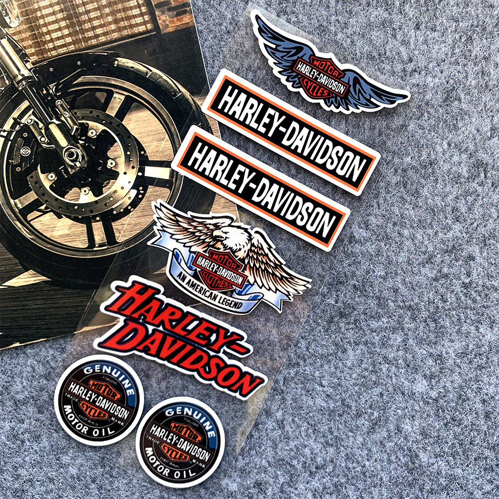 Harley-Davidson Harley Reflective Motorcycle Side Strip Bike Helmet ...