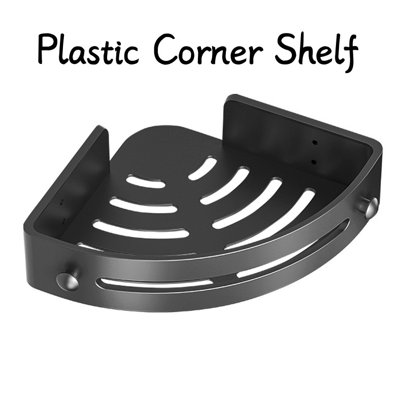 Plastic Bathroom Rack Bathroom Shelf Corner Shelf Bathroom Storage ...