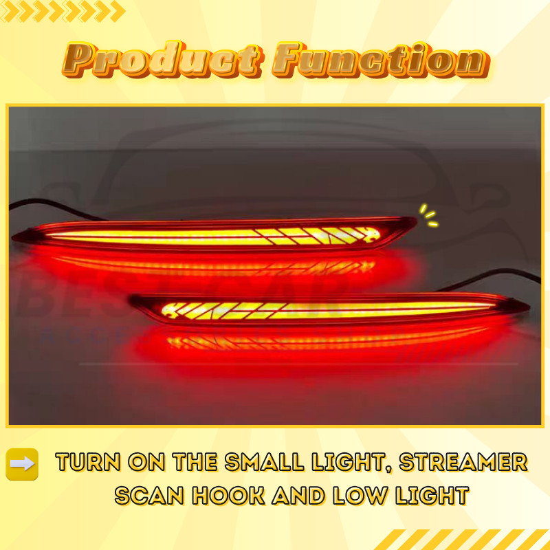 Proton X50 Reflector Rear Bumper Reflector LED DRL Fog Lamp Fog Light ...