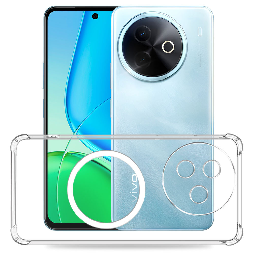 For Vivo Y39 5G V2436 Case With Wireless Charging Magnetic Ring Phone ...