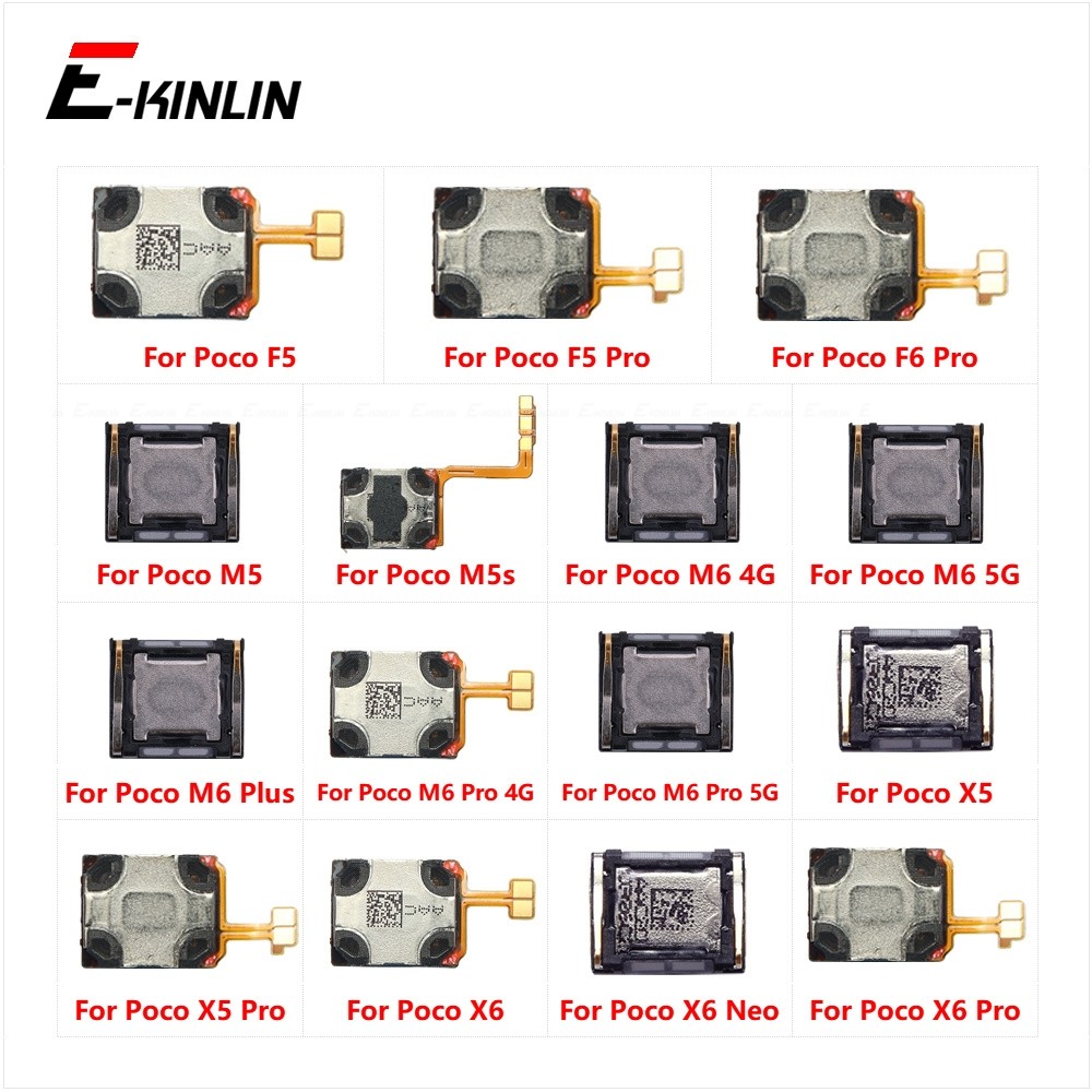 Top Earpiece Ear Speaker Replacement Parts For Xiaomi Poco F5 F6 M5 M5s ...