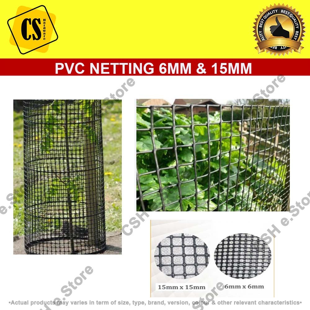 PVC NETTING PVC Jaring PVC Net Plastic Gate Guard, Mesh Netting PVC ...