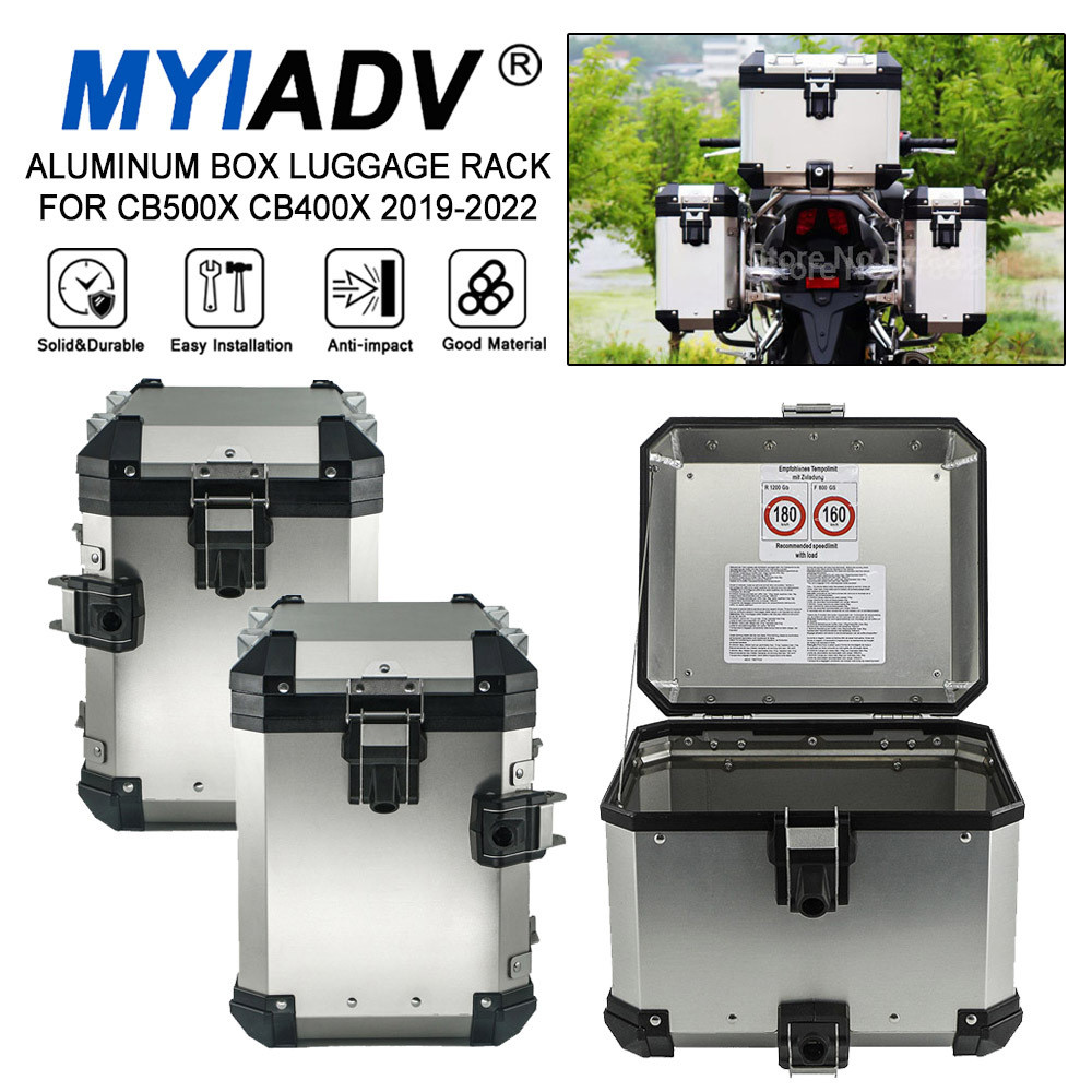 Aluminum Box Luggage Rack For Honda CB500X CB400X 2019-2022 Motorcycle ...