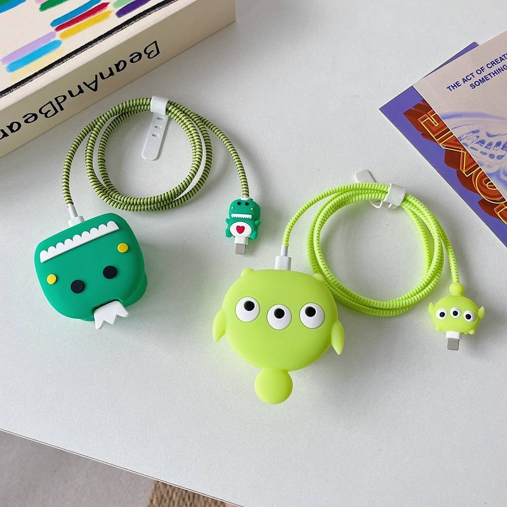 4PCS Set Silicone Charger Case for iPhone UK 20W Charging Head ...