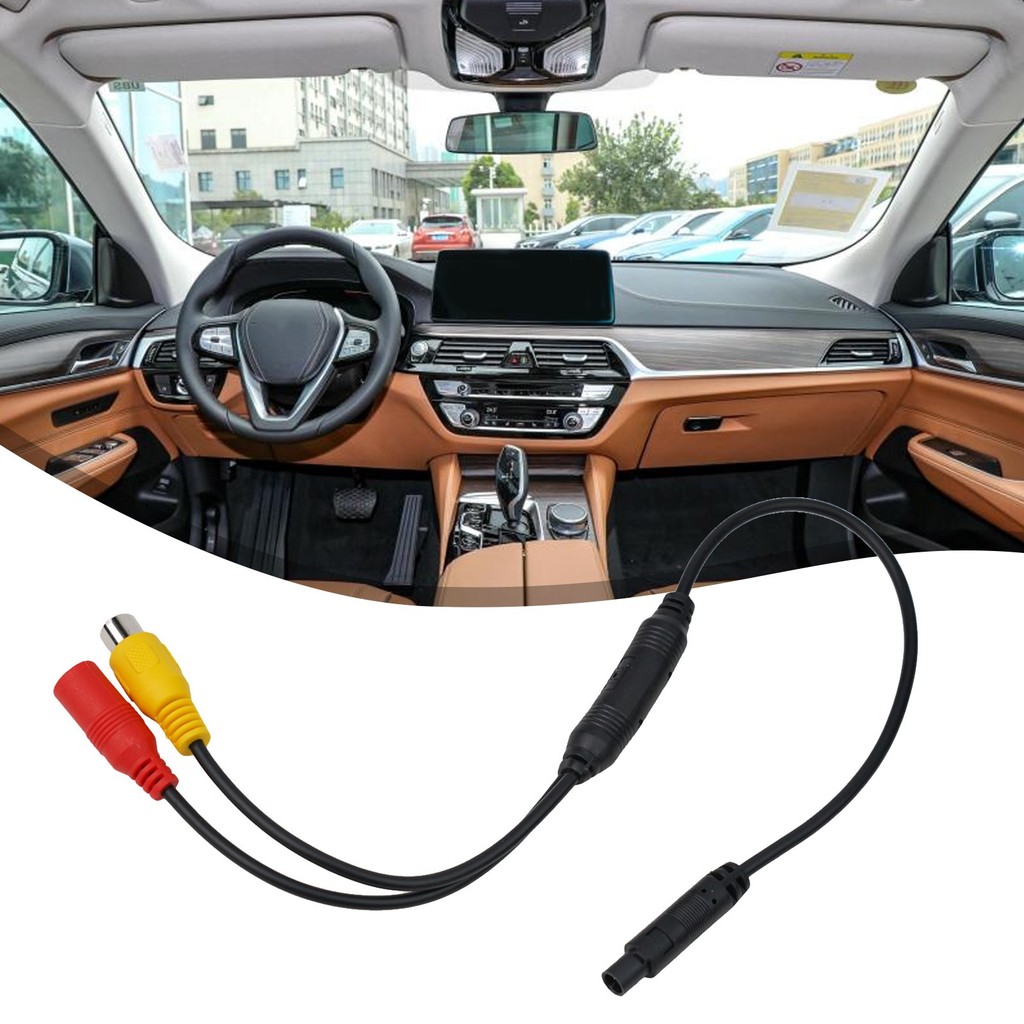 【Motorland】Car Backup Reverse Camera 4-Pin Male To CVBS For RCA Female ...