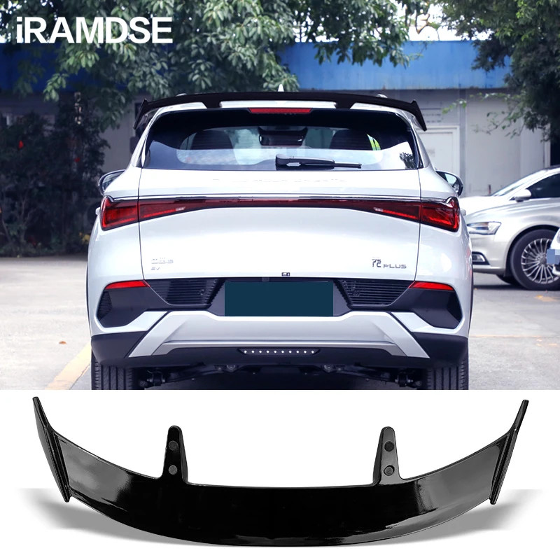 Black Spoiler for BYD ATTO 3 Yuan Plus Carbon Surface Type TE Rear ...