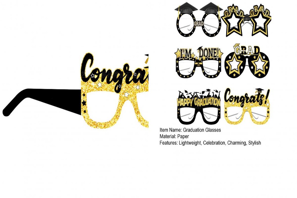 Graduation Photo Booth Props Graduation Glasses Set Class of 2025 ...
