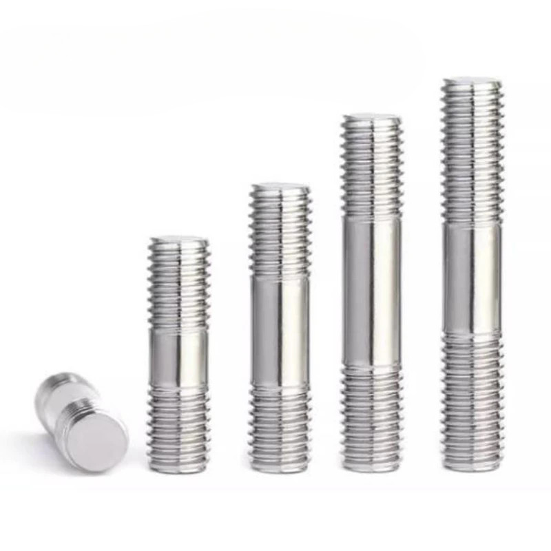 M6 M8 M10 M12 304 Stainless Steel Double End Thread Rod Headless Stud ...