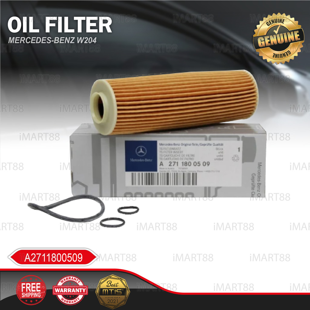 A2711800509 Oil Filter Mercedes Benz W212 W204 C207 Penapis Minyak ...