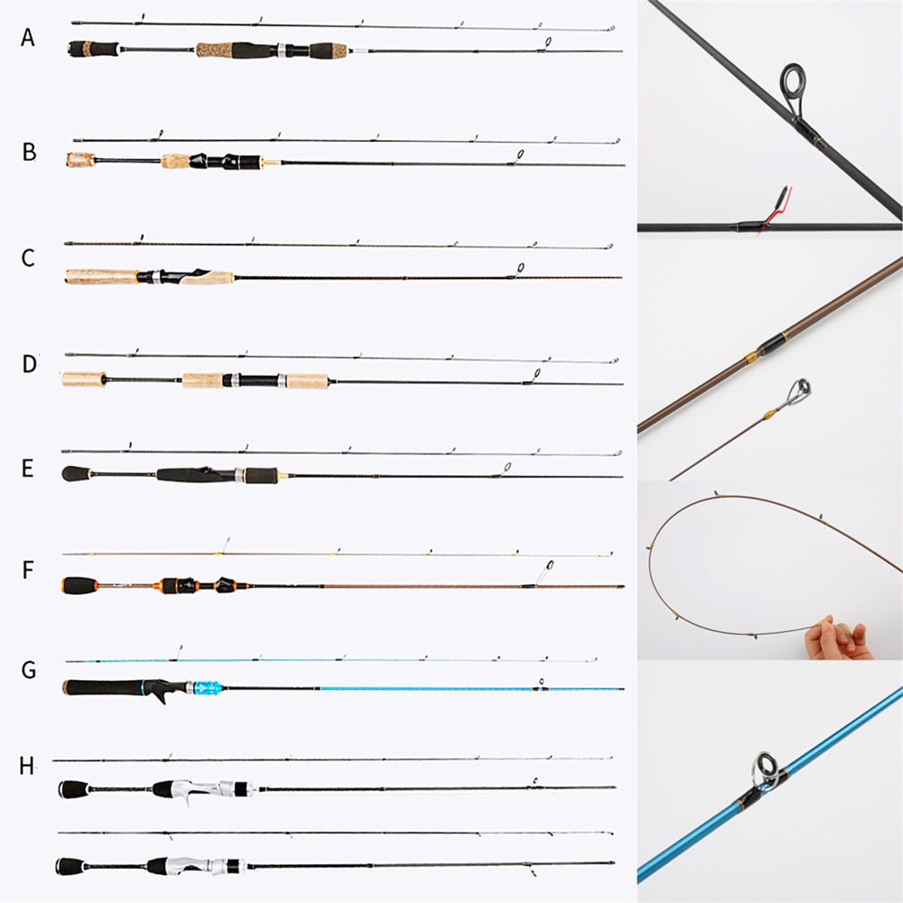 in stock UL Spinning Rod Casting Fishing Rod 1.8m 5.9ft XF Action 0.8 ...