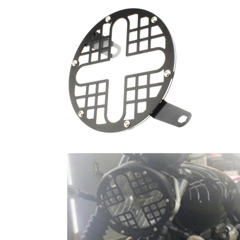 Motorcycle Headlight Cover Light Grille Guard For Triumph Bonneville ...