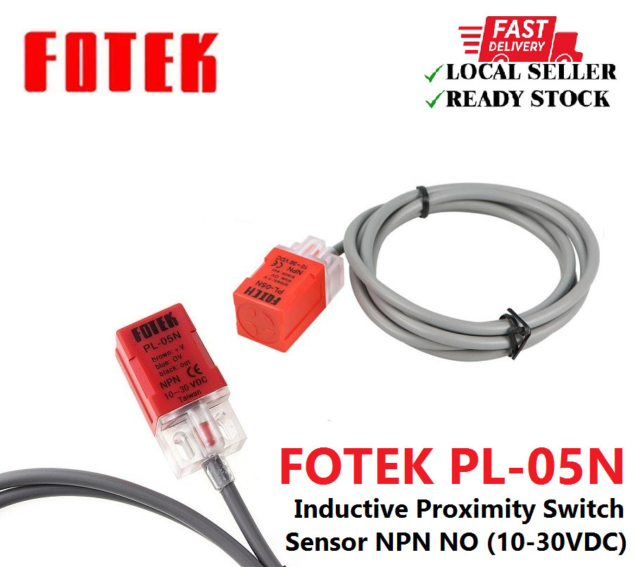FOTEK PL-05N Inductive Proximity Switch Sensor NPN NO (10-30VDC ...