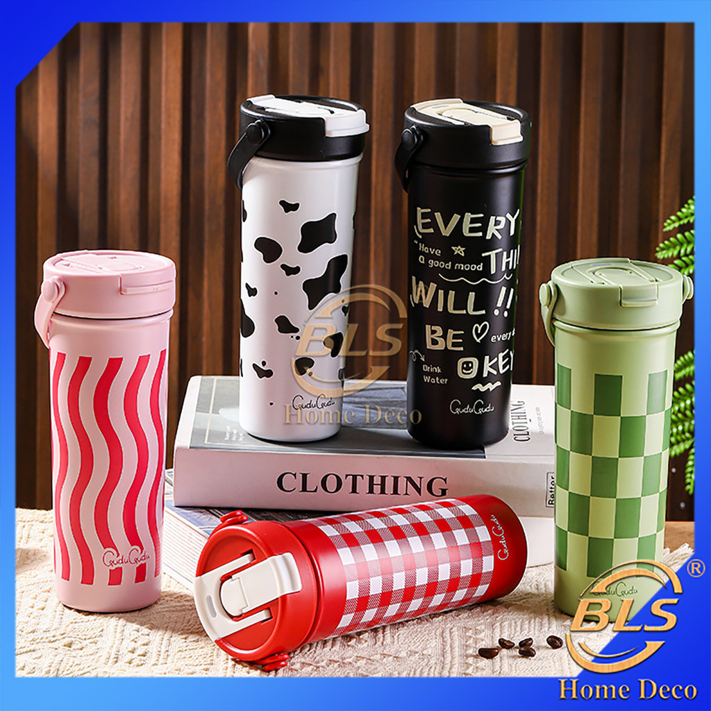 610ml Portable Tumbler Coffee Cup Stainless Steel Insulated Vacuum ...