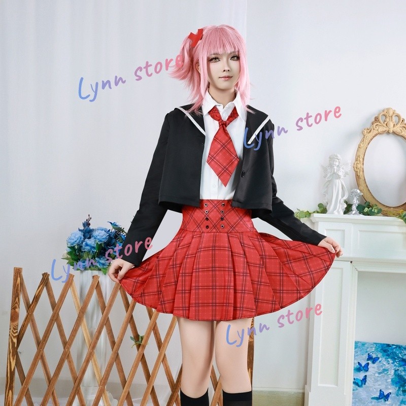 Shugo Chara Cosplay Amu Hinamori Cosplay Costume Dress Wig Full Set ...