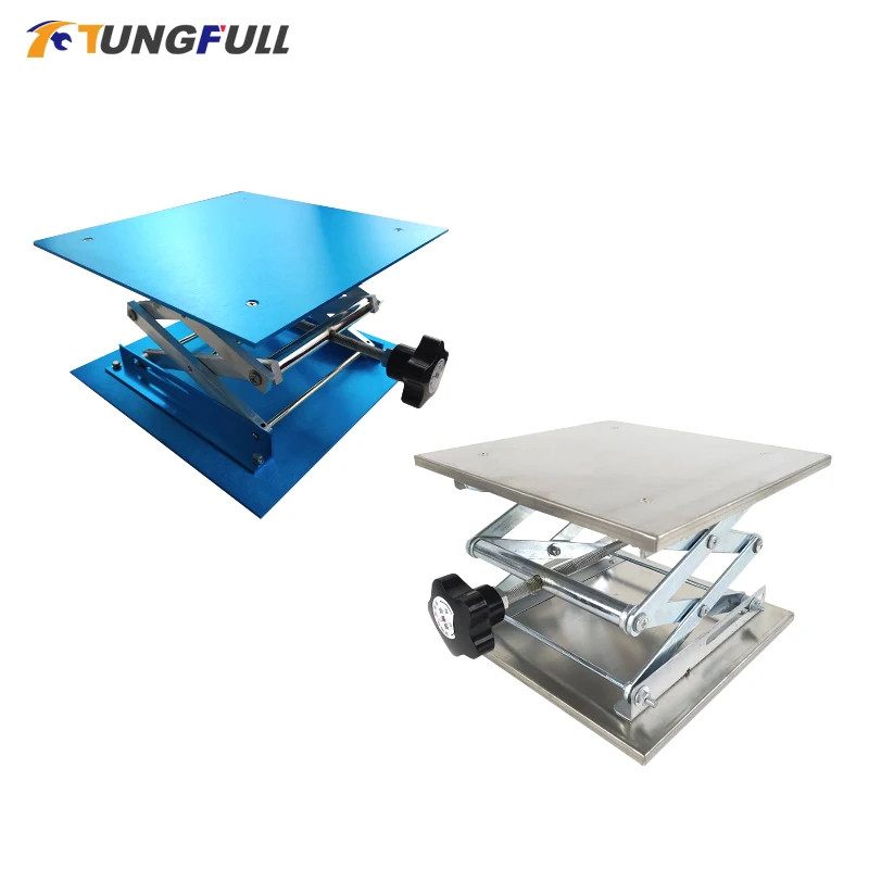 Stainless Steel Lift Table Lab Plate Jack Aluminum Router Lift Table ...