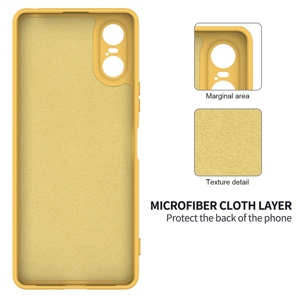 For Sony Xperia 1 VI Xperia 10 VI Case Luxury Liquid silicone simple ...