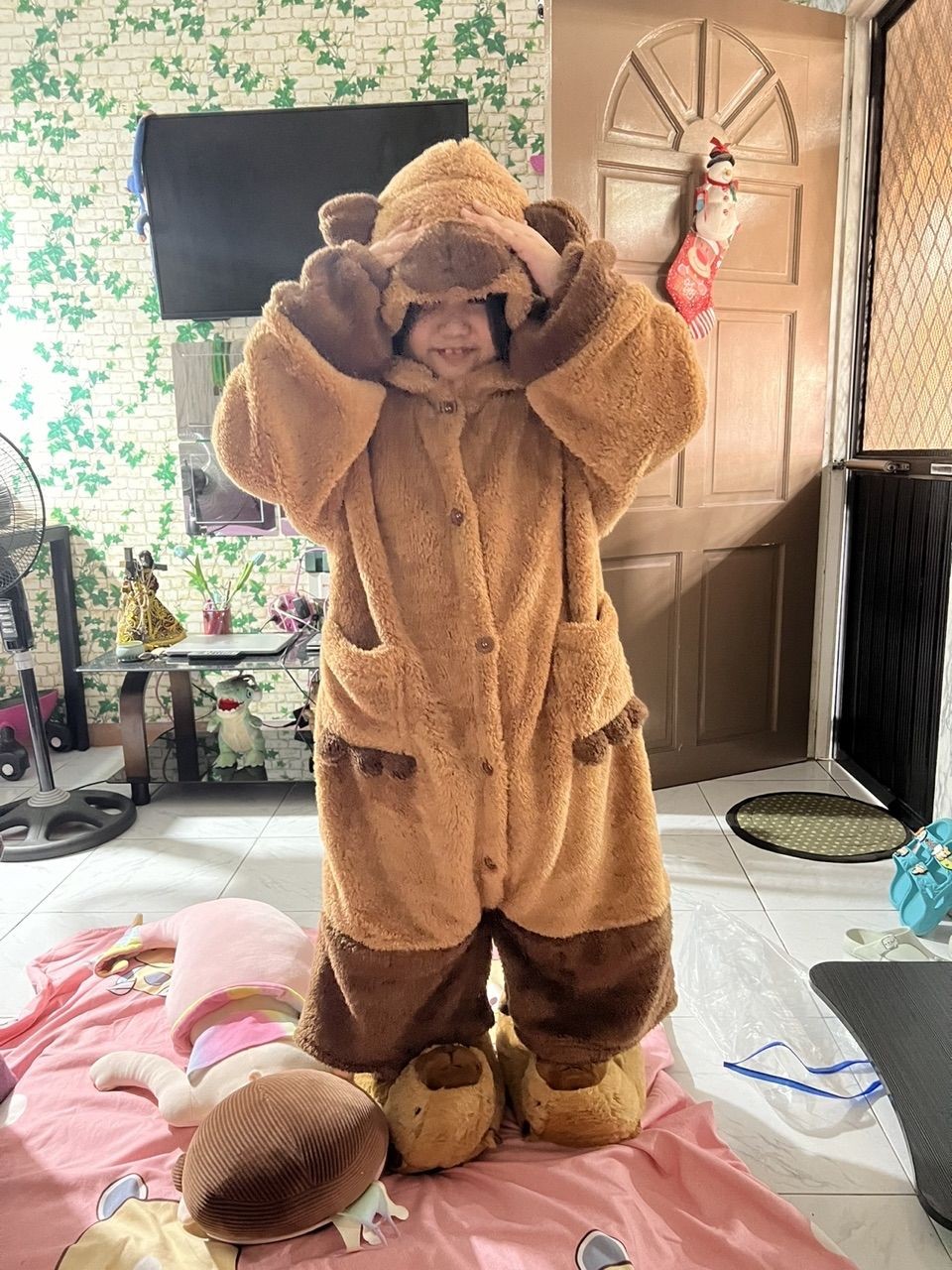 Cute Capybara Cosplay Costume Kids Robes Kigurumi Onesie Anime ...
