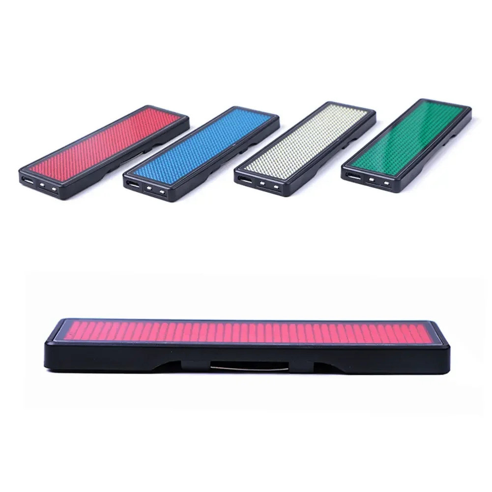 Mini LED Digital Rechargeable Bluetooth Digital LED Badge DIY ...